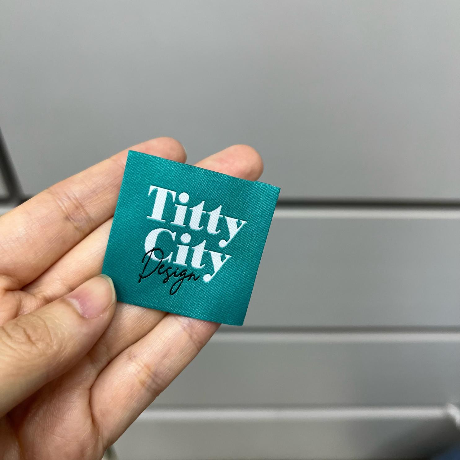 Custom Clothing Labels, End Fold Woven Labels - Honour