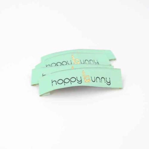 Custom Clothing Labels, End Fold Woven Labels - Honour